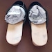 Portuguese Folclore Clogs Wood Patent Black Leather Shoes Tradicional ...