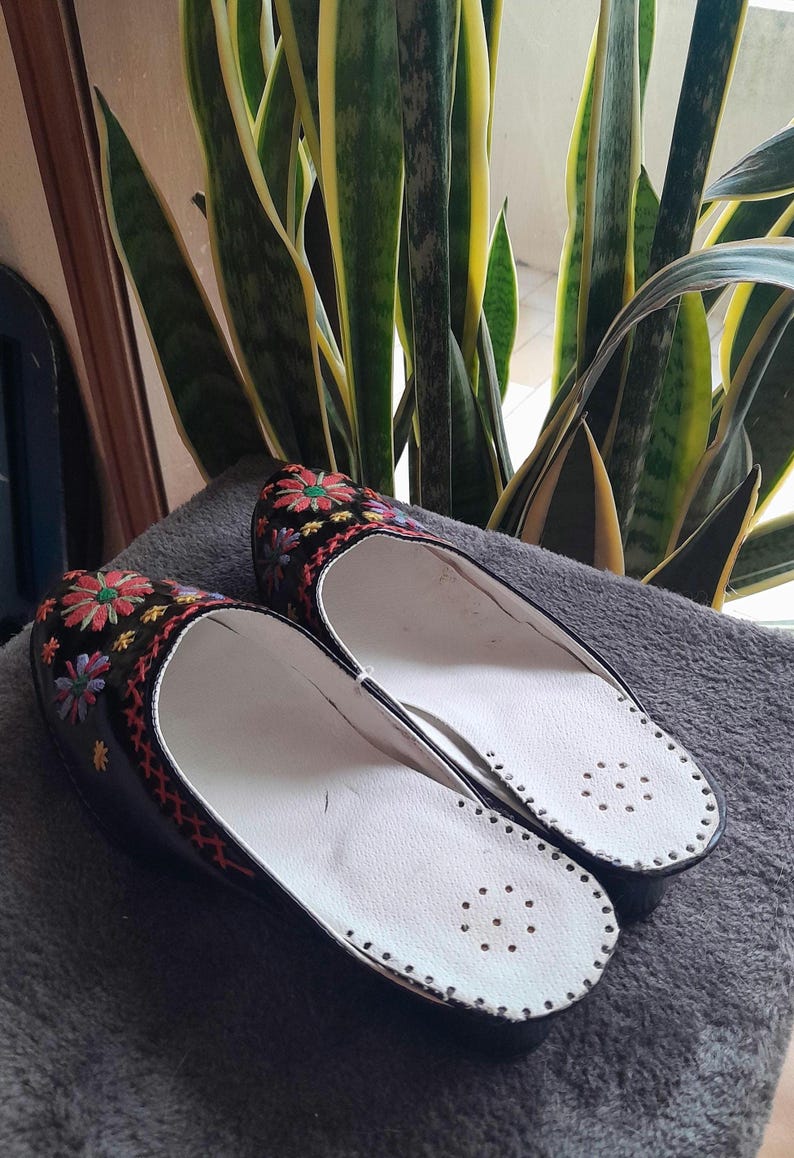 Portuguese Folclore Clogs Patent Leather Hand Embroidery Tradicional ...