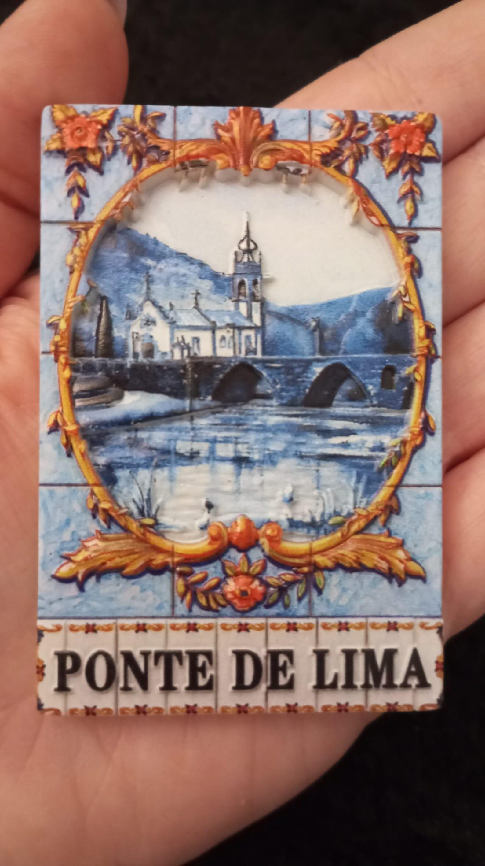 Souvenir From Portugal Fridge Magnet Ponte De Lima Magnet Gift ...