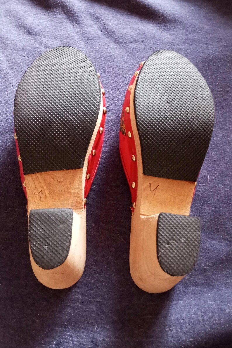 Portuguese Folclore Clogs Wood Red Tradicional Minho Shawl Handmade ...