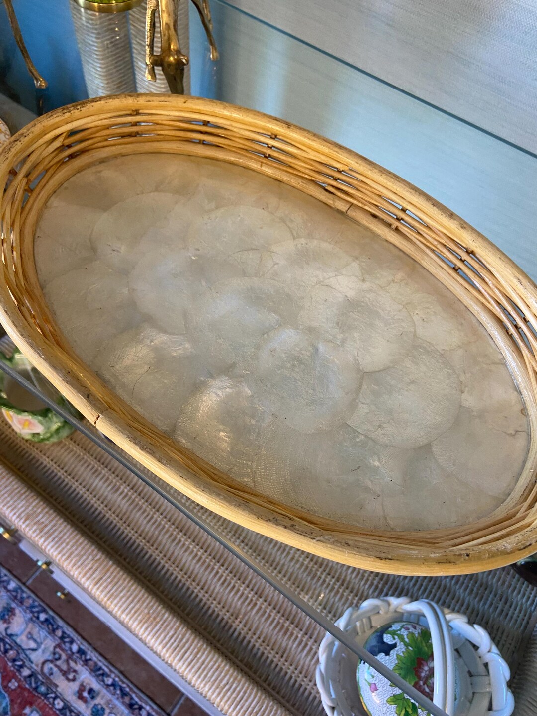 Capiz Shell Tray - Etsy