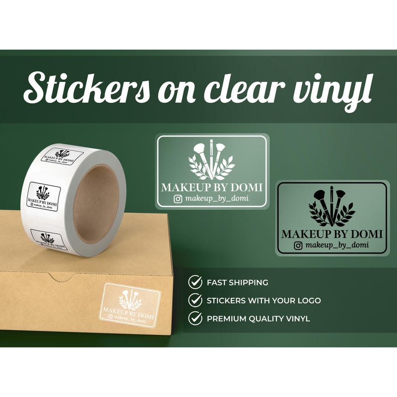 Clear Stickers Custom - Etsy