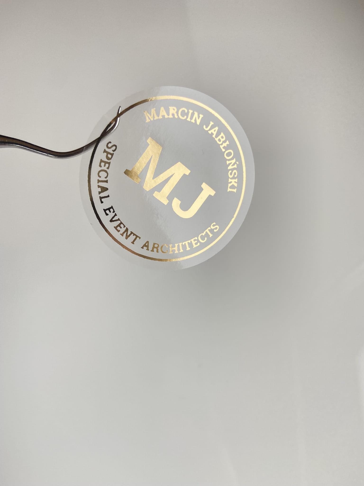 Gold Stickers, Custom Clear Logo Labels Stickers Personalized Business ...