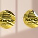 Gold Stickers, Custom Metallic Logo Labels, Stickers Personalized ...