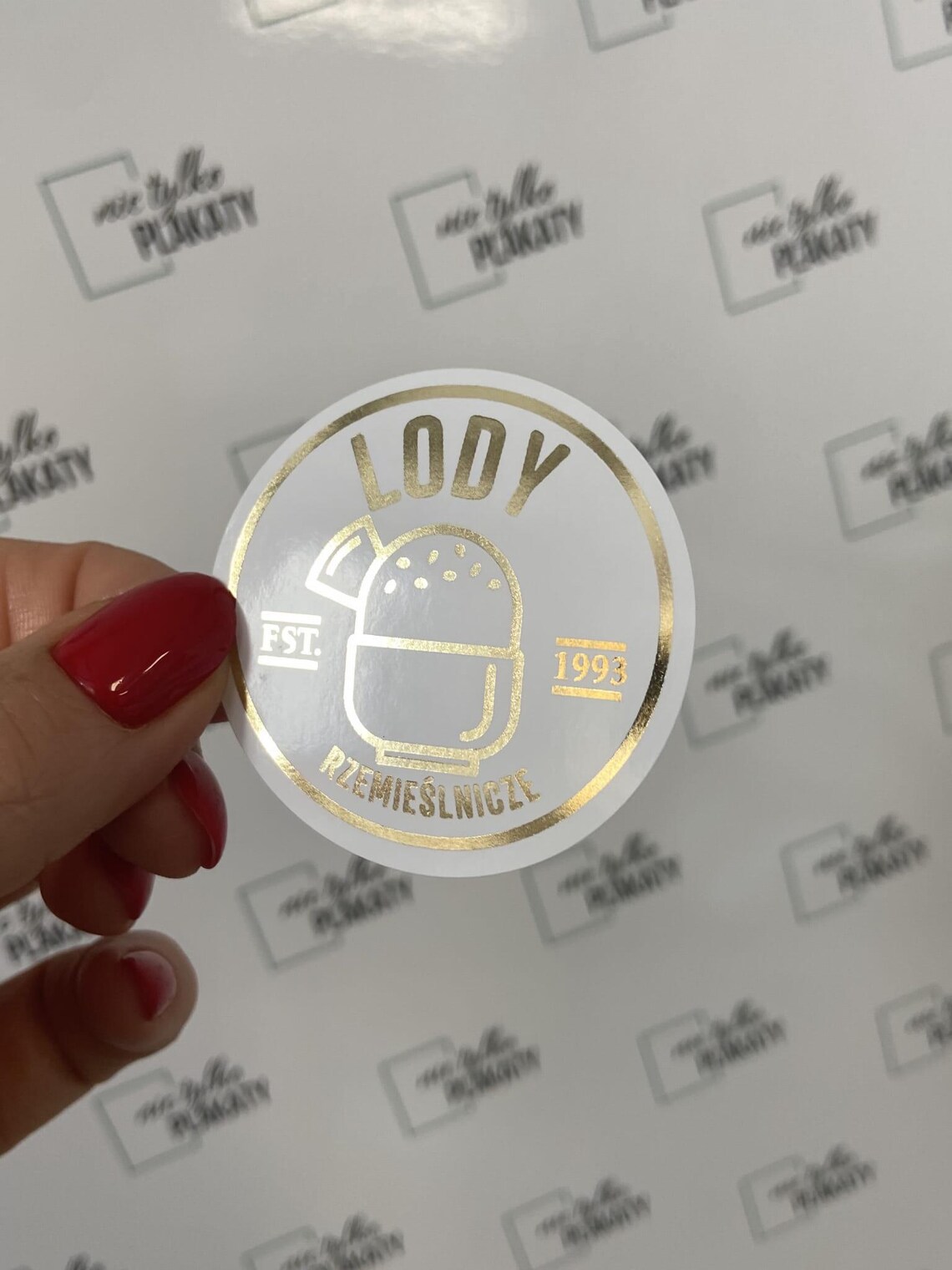 Gold Stickers, Custom Clear Logo Labels Stickers Personalized Business ...