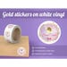 Gold Stickers, Custom Metallic Logo Labels, Stickers Personalized ...
