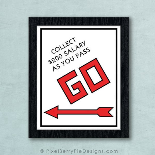 Monopoly Go Sign - Etsy Canada