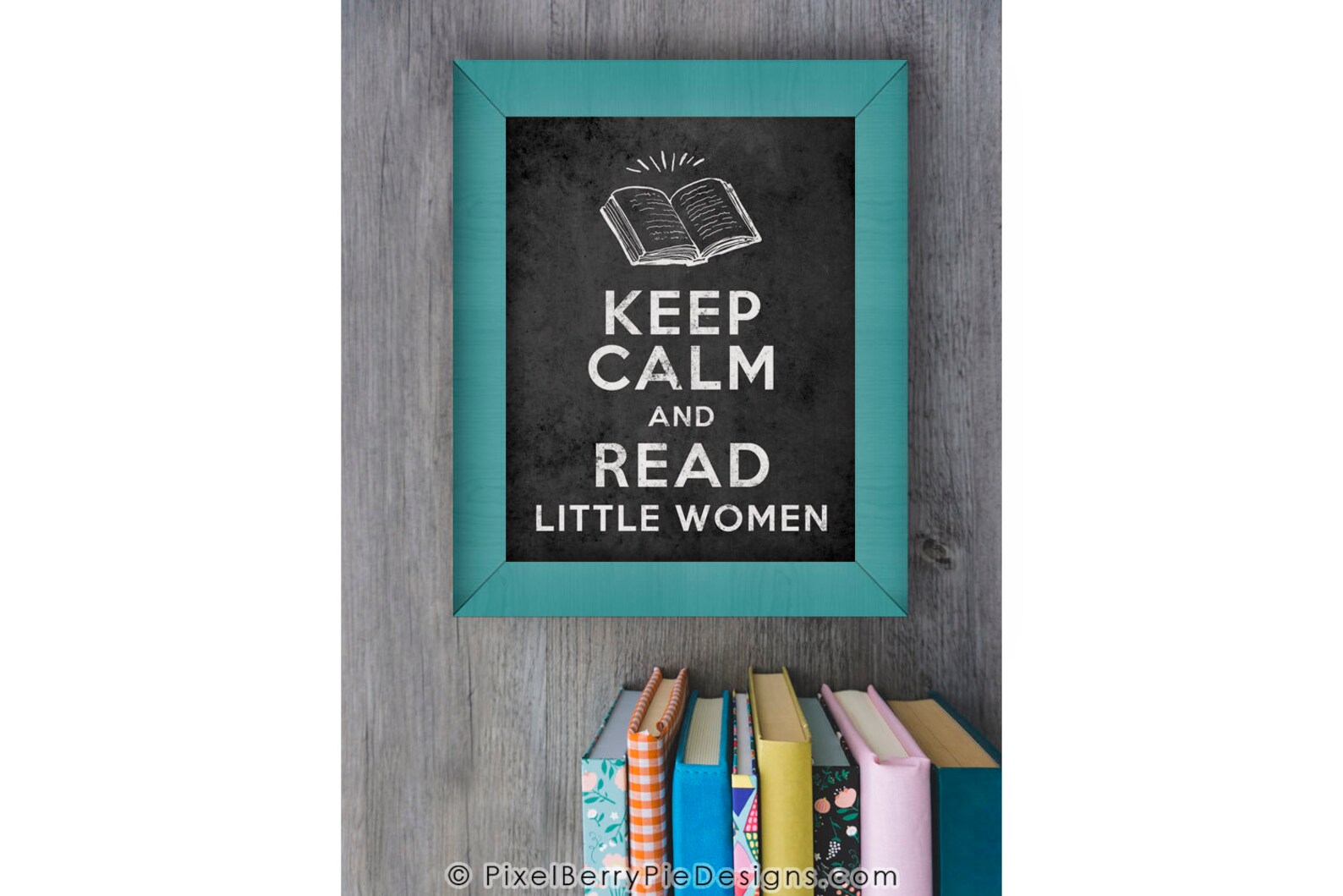 Keep Calm and Read LITTLE WOMEN // 8x10 Print // Fun, Nerdy Bookish ...