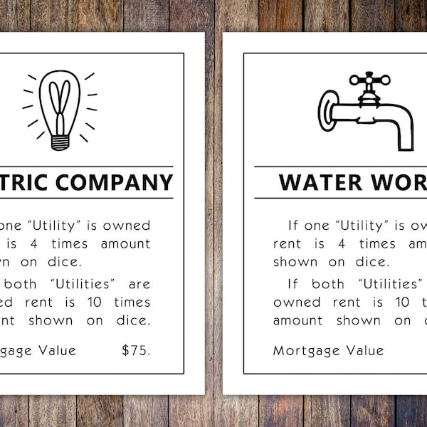 Monopoly Water Works - Etsy