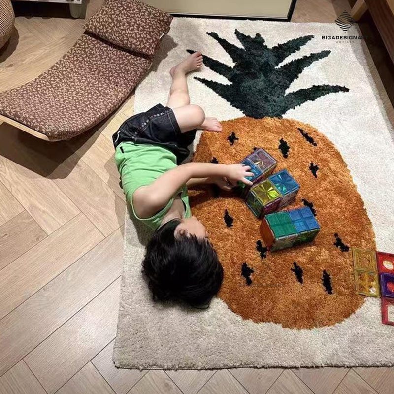 Pineapple Rug - Etsy