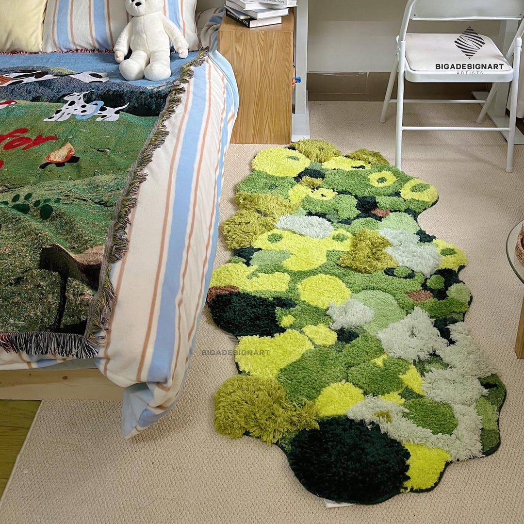 Beside Rugs,moss Forest Rugs,carpet Custom Moss Meadows Forest Rugs ...