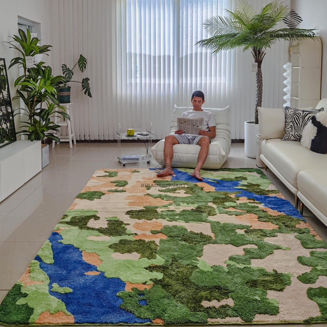 Beside Rugs, Carpet Custom Moss Meadows Forest Rugs,moss Forest Rugs ...