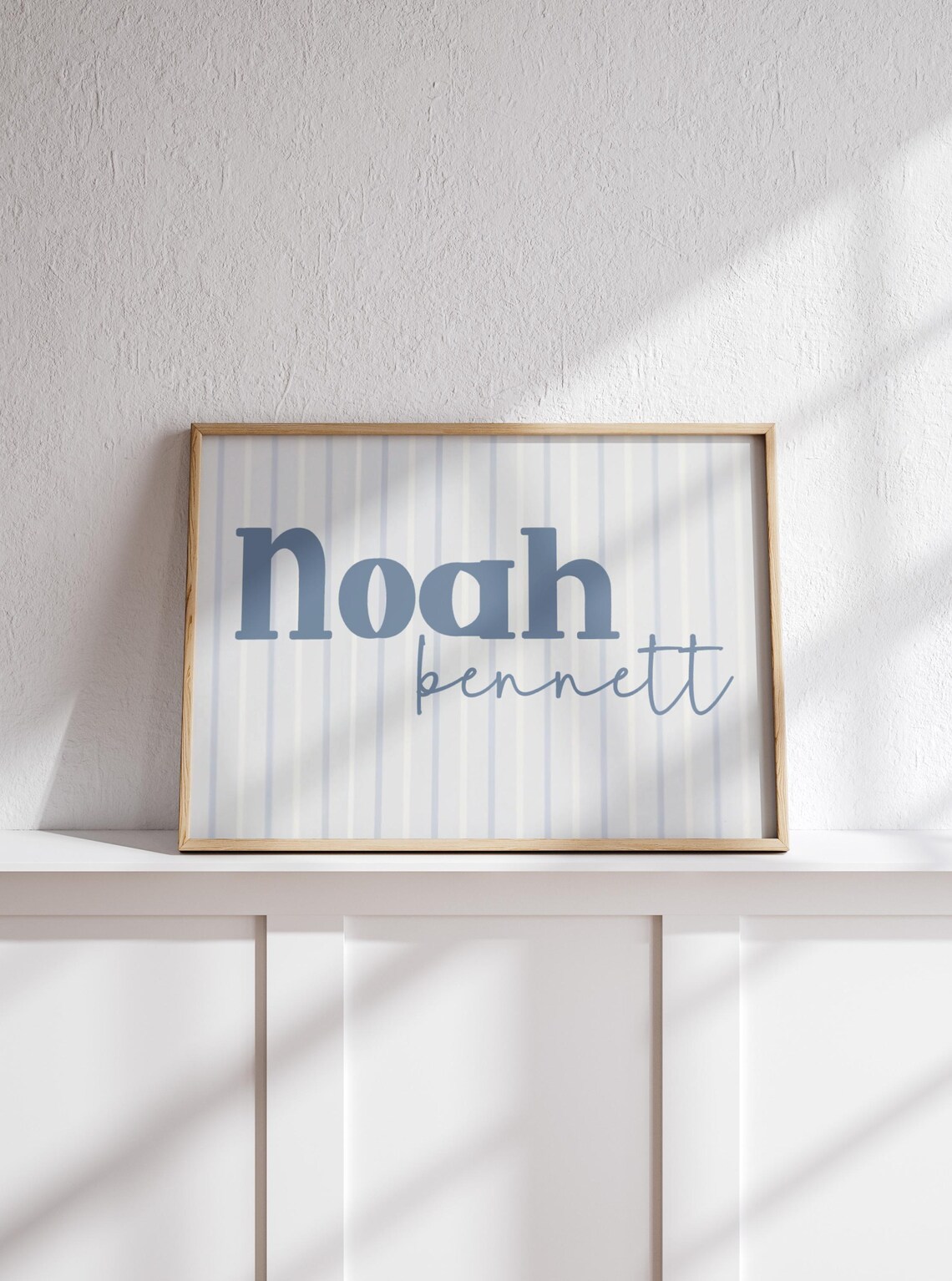 Custom Name Sign Baby Boy Nursery Sign With Name Personalized Nursery ...