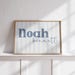 Custom Name Sign Baby Boy Nursery Sign With Name Personalized Nursery ...