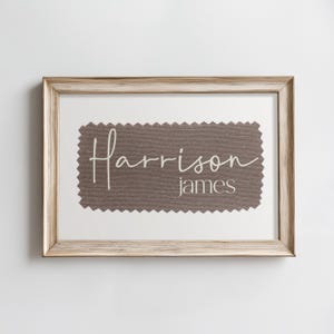 Custom Baby Name Banner Minimalistic Name Art for Kid Room Name Sign ...