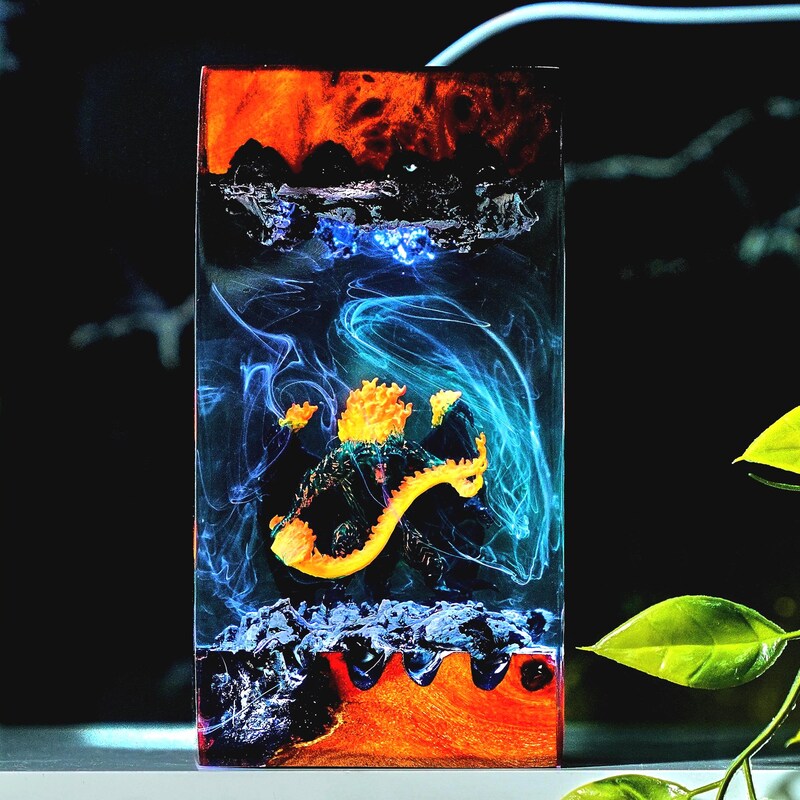 Wood Epoxy Lamp - Etsy
