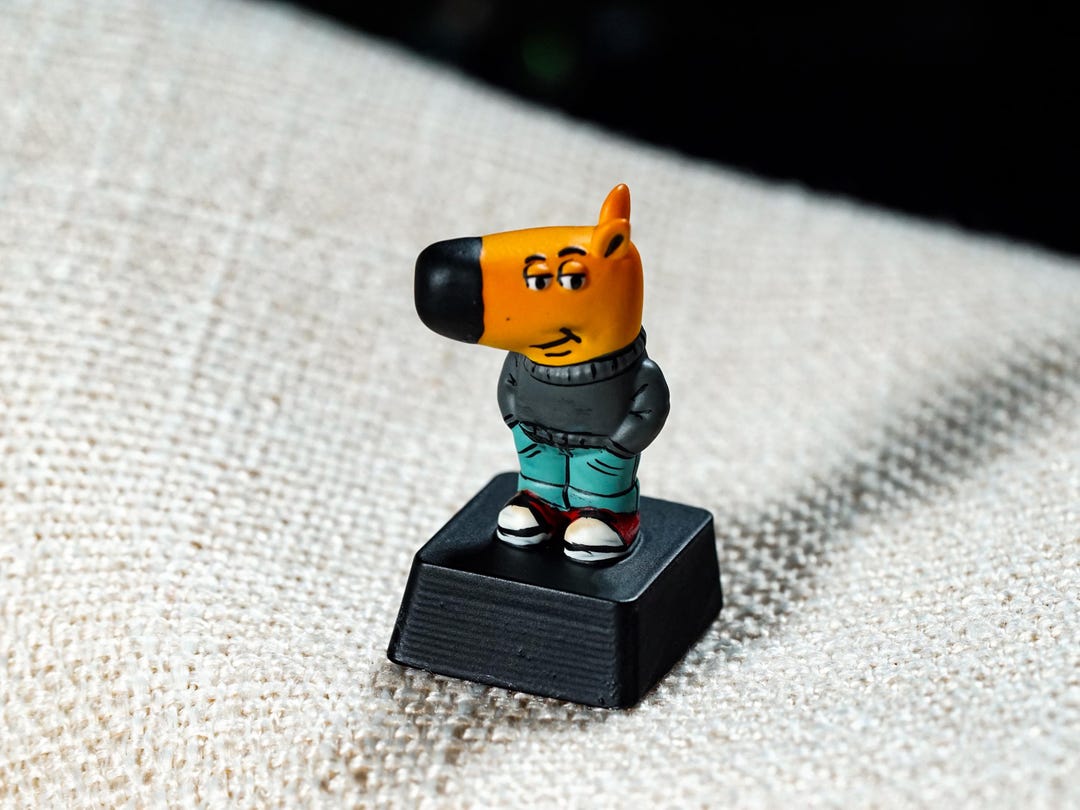 LIMITED SALE Funny Chill Guy Meme Keycap, Artisan Keycap, Cute Keycap ...