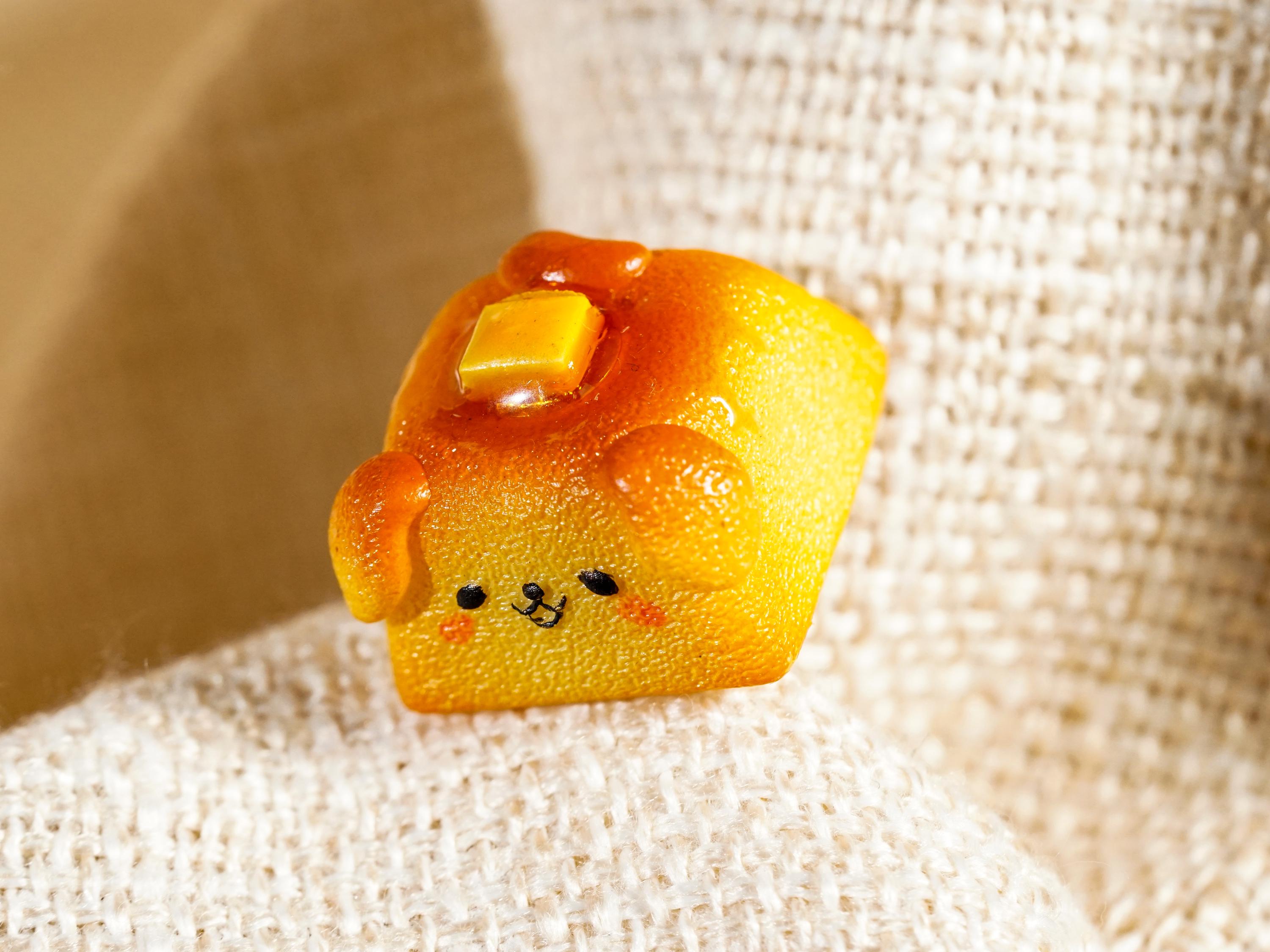 Coffee Cat Dessert Artisan Keycap, Cute Miniature Food Keycap for ...