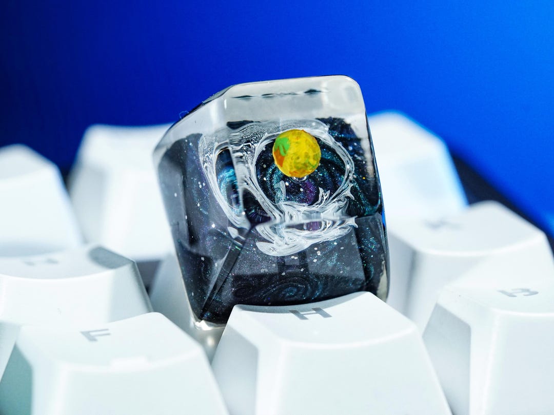 Mars Keycap, Solar System Artisan Keycaps for Cherry MX Switches ...