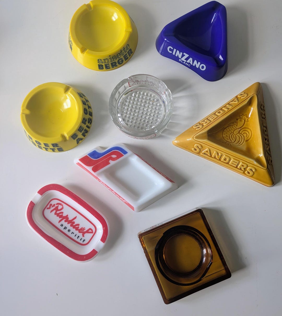 Vintage Ashtrays, 60s, 70s Tobacco Memorabilia, Retro Martini ...