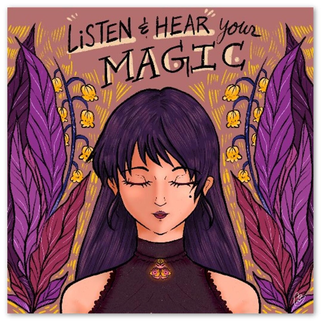 Listen & Hear Your Magic - Greeting Card Pack of 10 (square, Blank) - Etsy