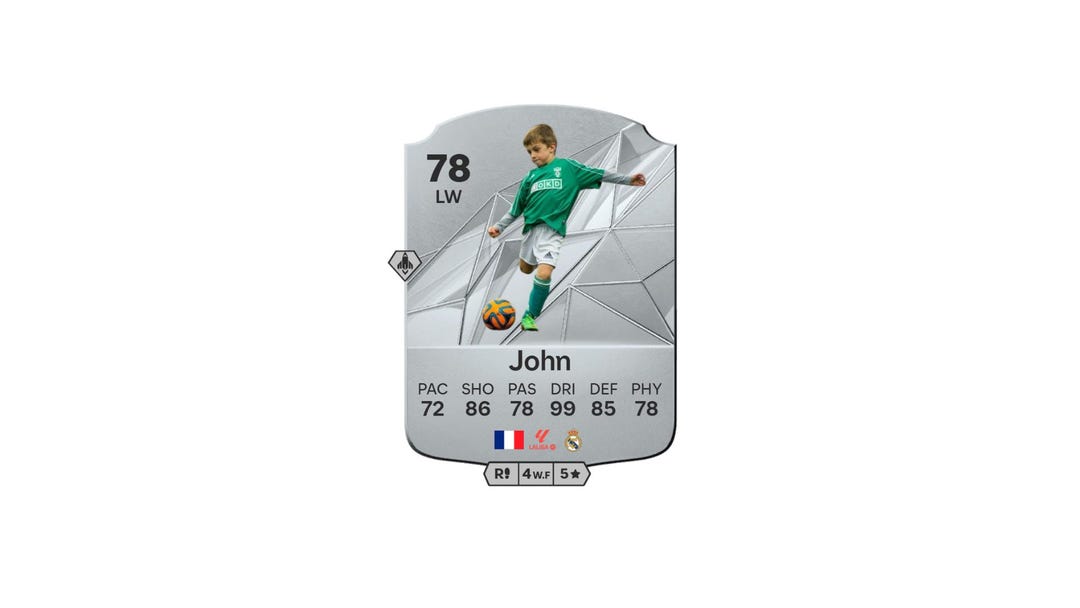 Custom FIFA Soccer Card With Your Photo Personalized Player Stats, Name ...