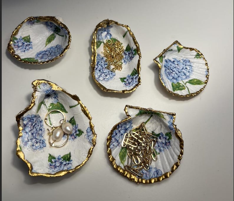 Nantucket Decoupage Shells - Etsy