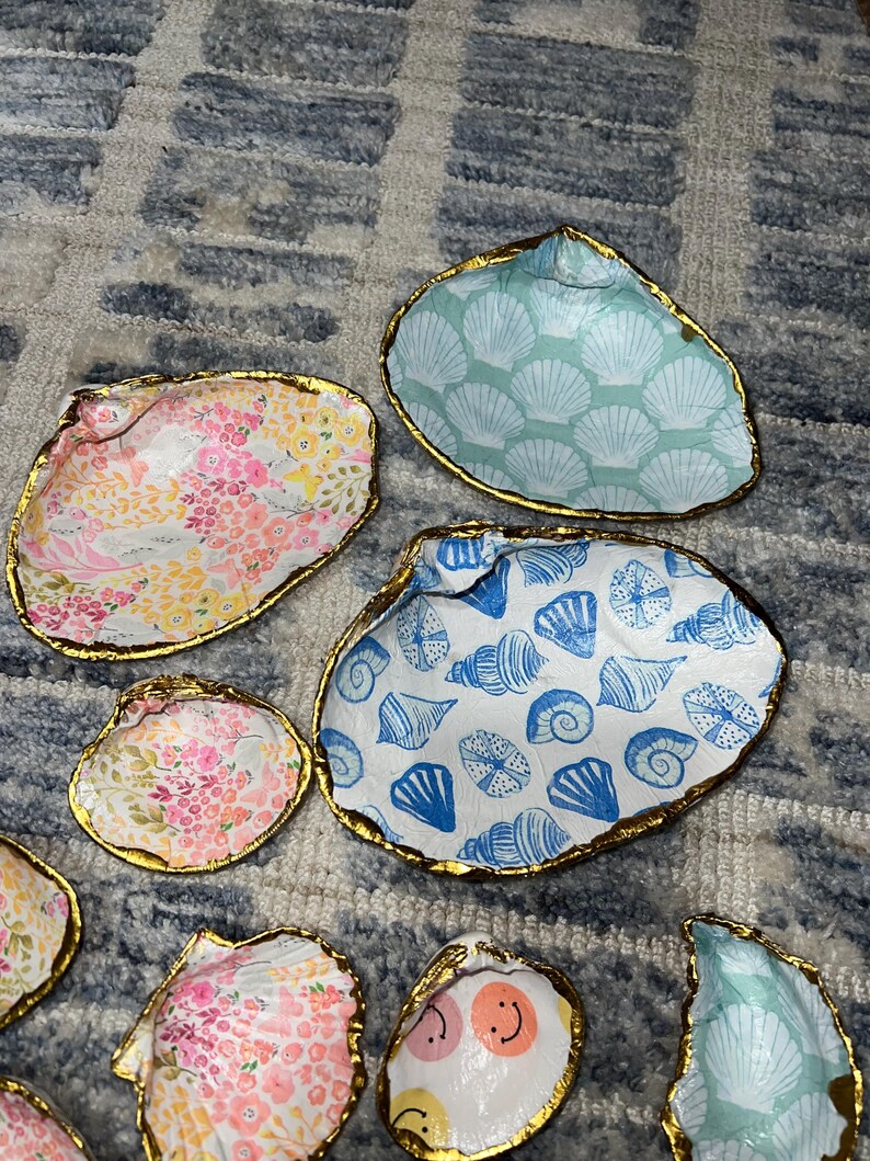 Nantucket Decoupage Shells - Etsy
