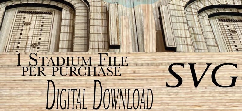 Basketball Stadium Laser Ready SVG File, 3D Model Basketball Team ...