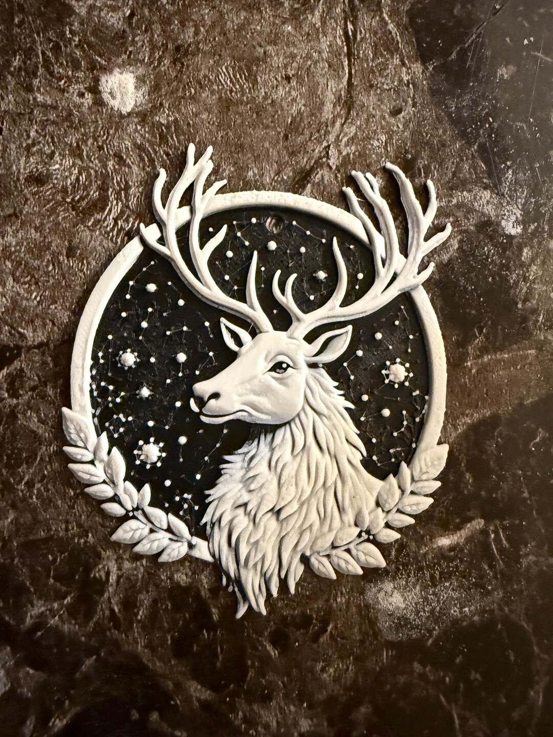 Winter Stag - Etsy