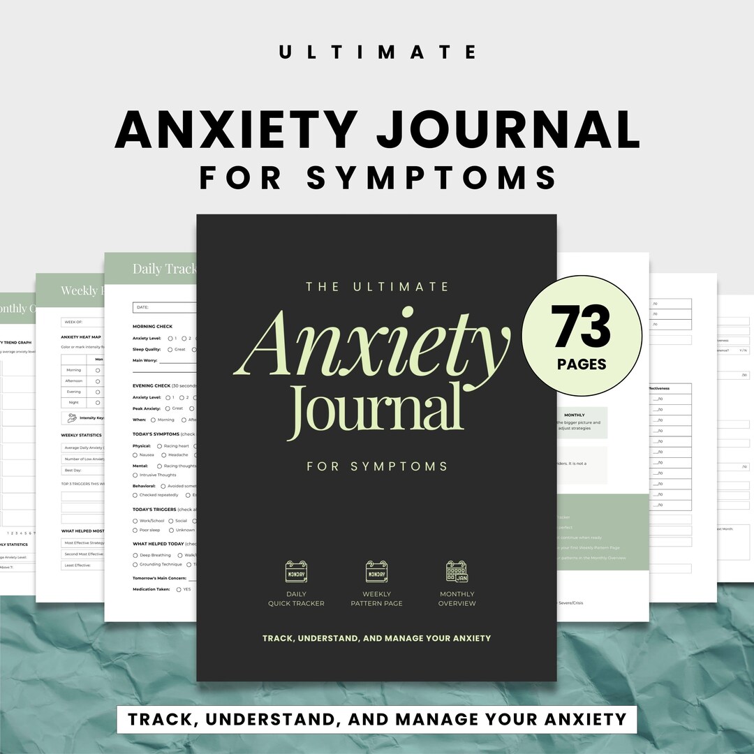 Anxiety Journal, Managing Anxiety, Therapy Worksheets, Mental Health ...
