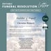 Funeral Resolution Letter, Memorial Resolution, in Loving Memory ...