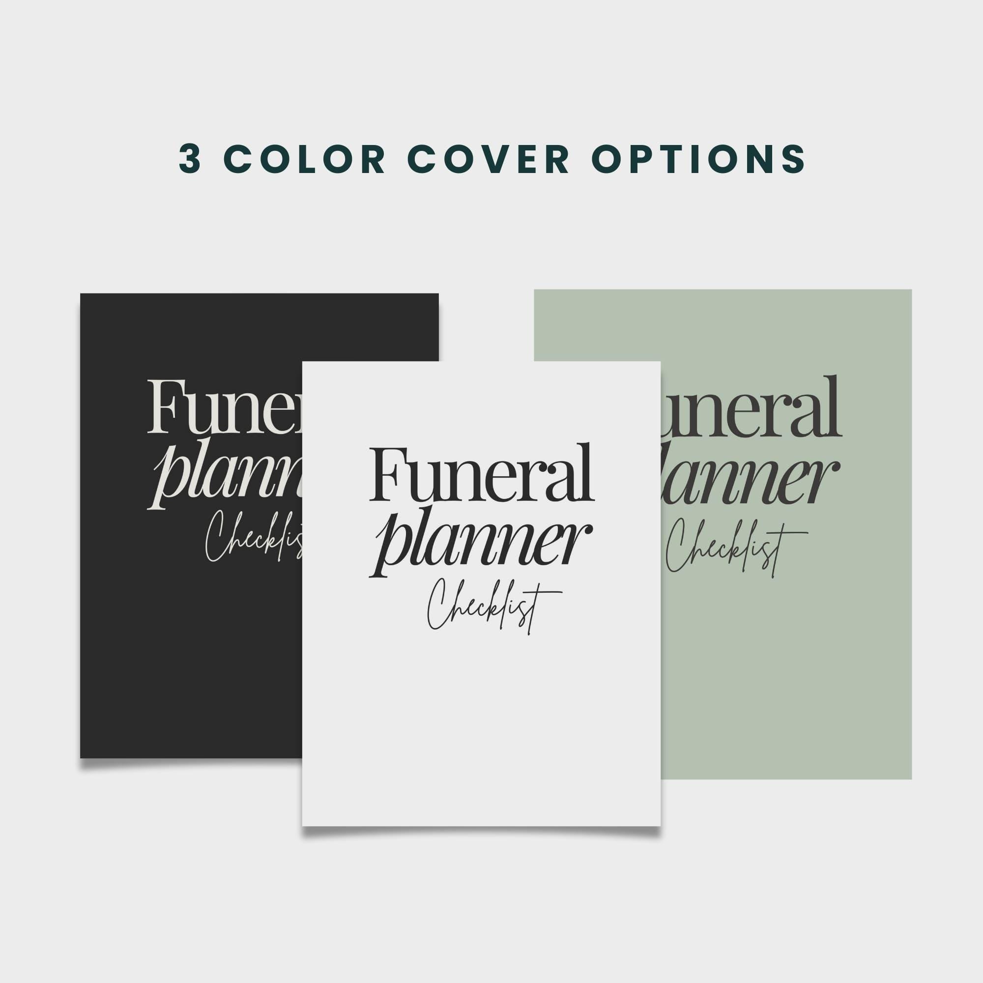 Memorial Checklist, Funeral Checklist, End of Life Planner, Funeral ...