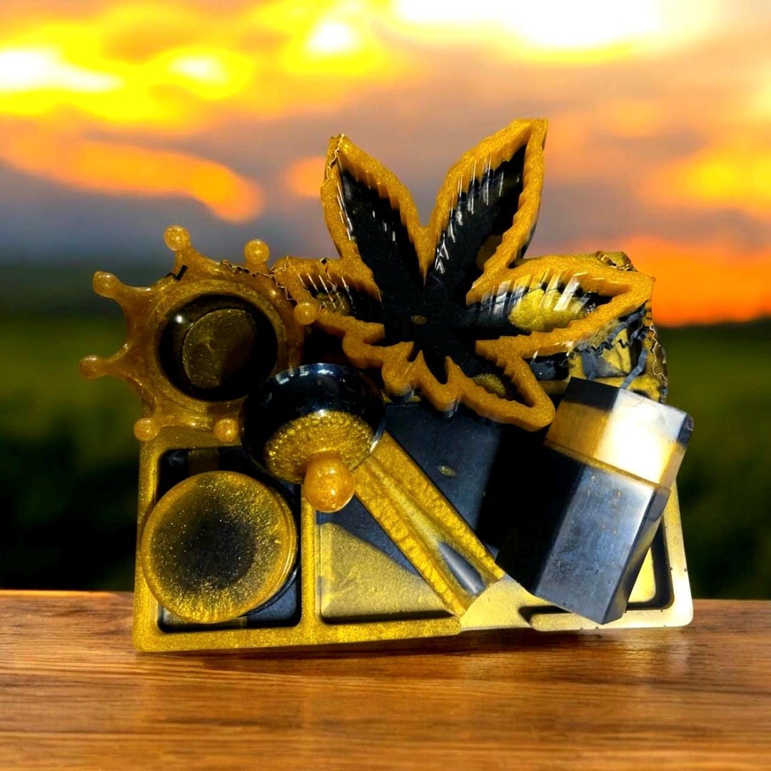 King One-of-a-kind Smoke Box With Accessories ALL HANDMADE (munchies ...