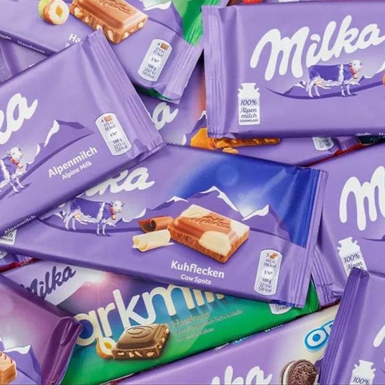 10 Pack of Authentic German Milka Chocolate Randomly Selected - Etsy