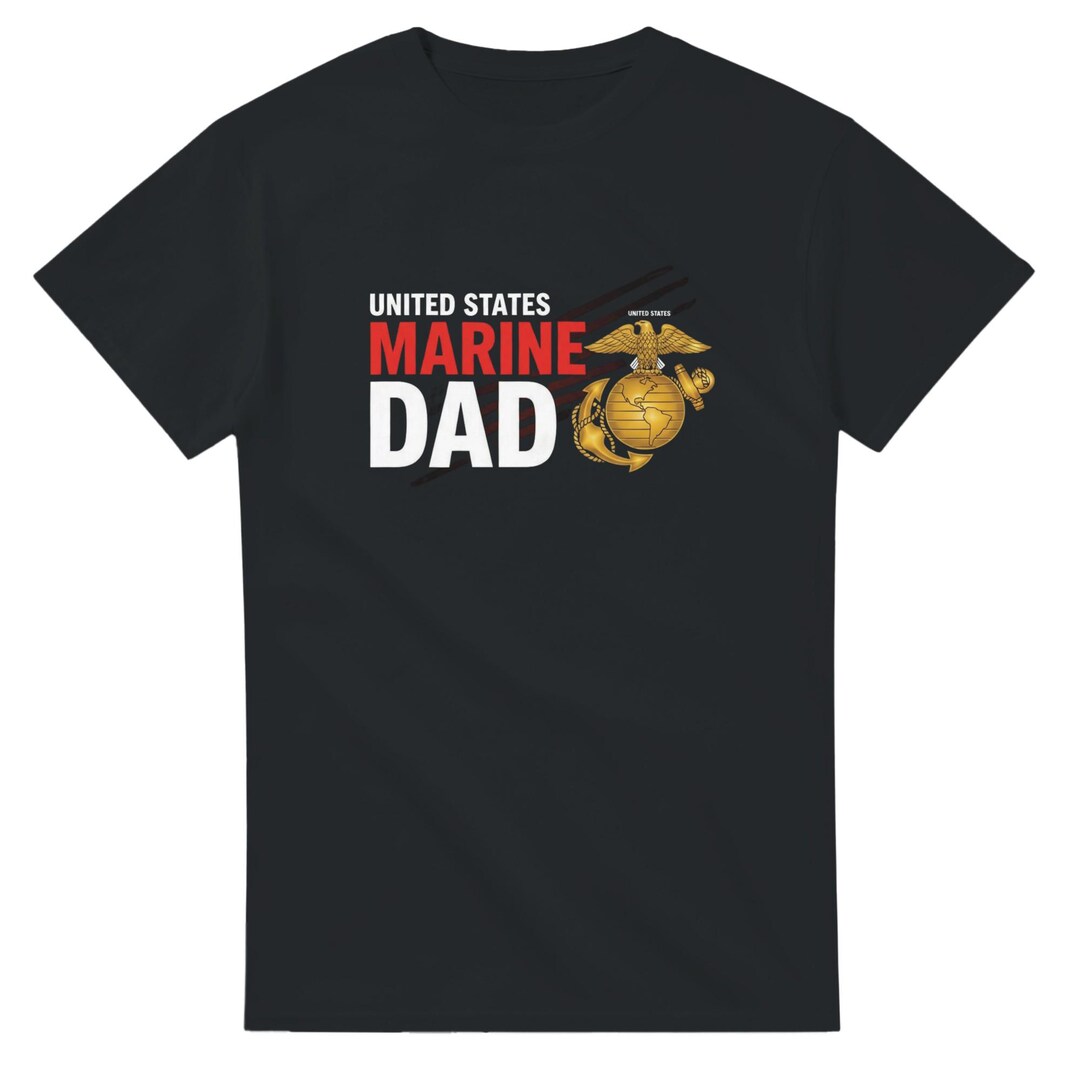 USMC Dad T-shirt • Marine Corps Family Apparel - Etsy