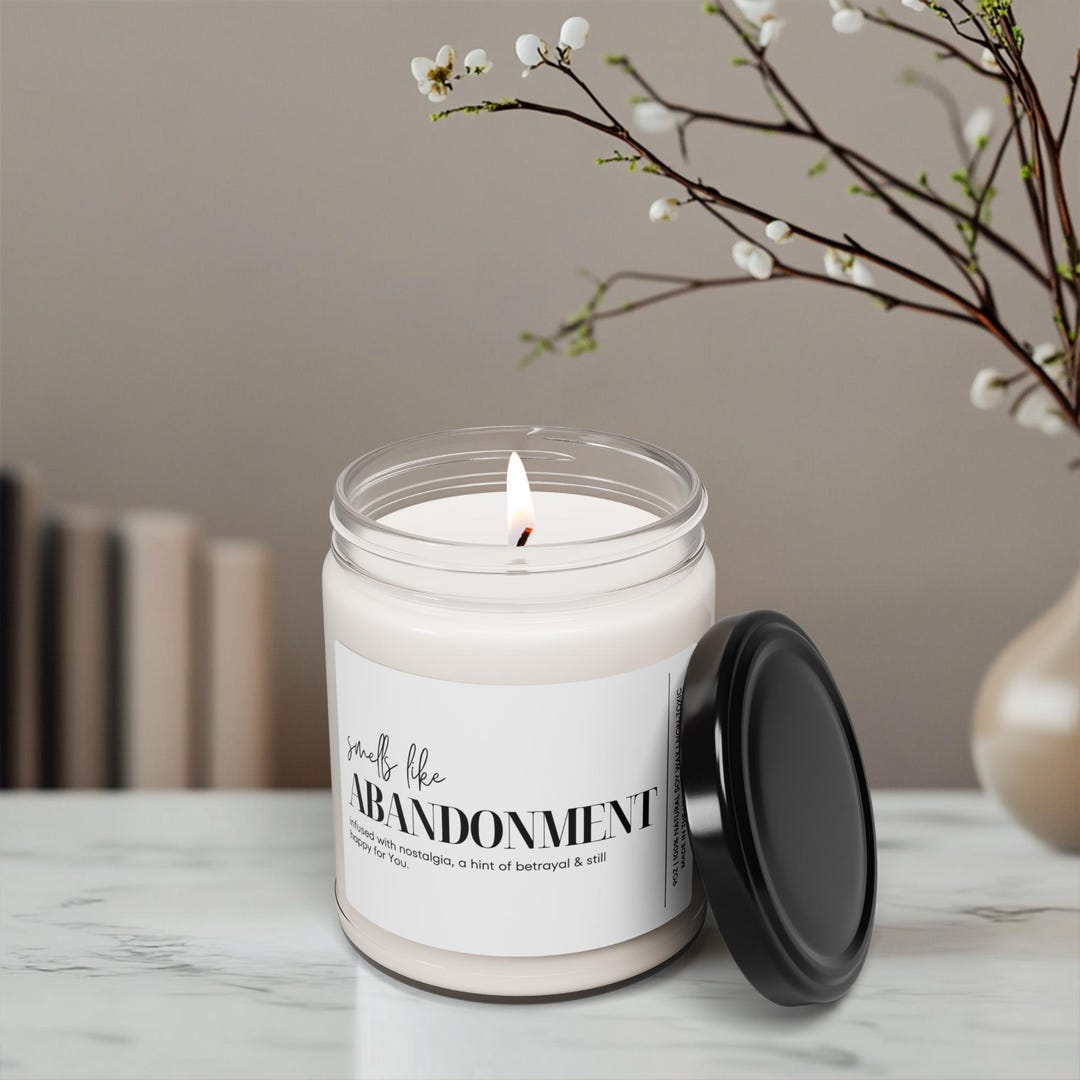 Smells Like Abandonment Funny Goodbye Candle for Coworker Leaving Gift ...