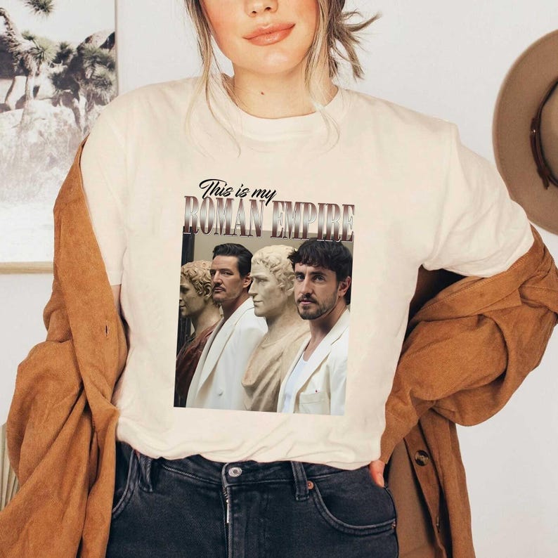 Pedro Pascal Roman Empire Unisex Shirt for Men Women, Y2K 90s Retro Movies Bootleg Tshirt, Pedro ...
