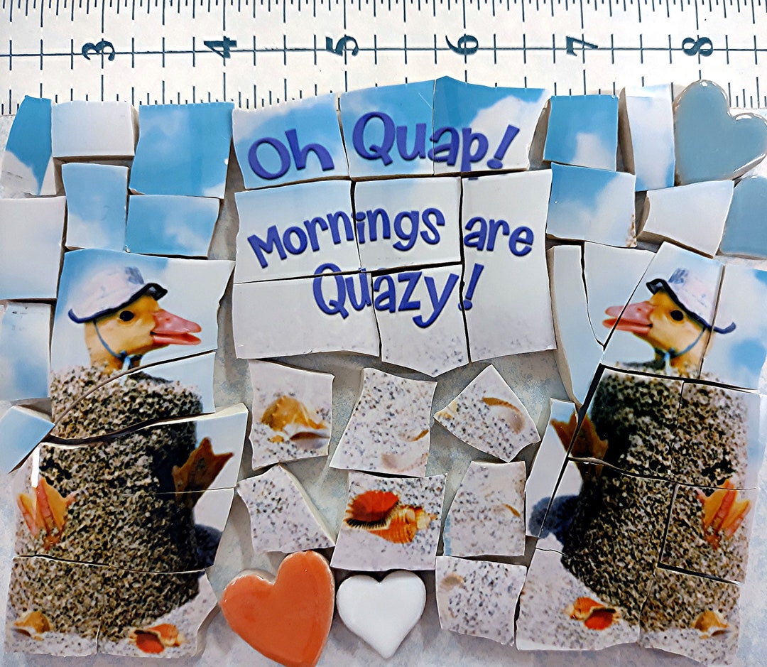 Ducks on the Beach – Oh Quap! Mornings Are Quazy! - Hand Cut China ...