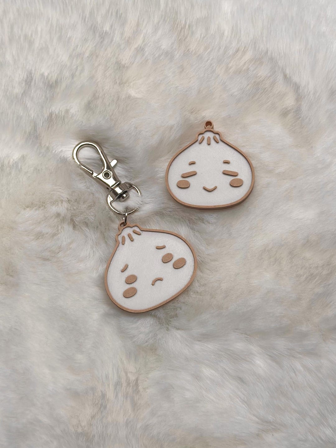 Dumpling Tag Custom 3D Printed Keychain ,pet Accessories, Pet Tag, Dog ...