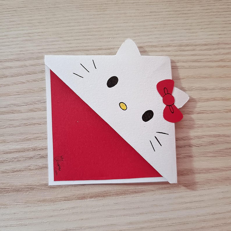 Hello Kitty Origami Corner Bookmarks Book Accessories Book Lover Gift ...