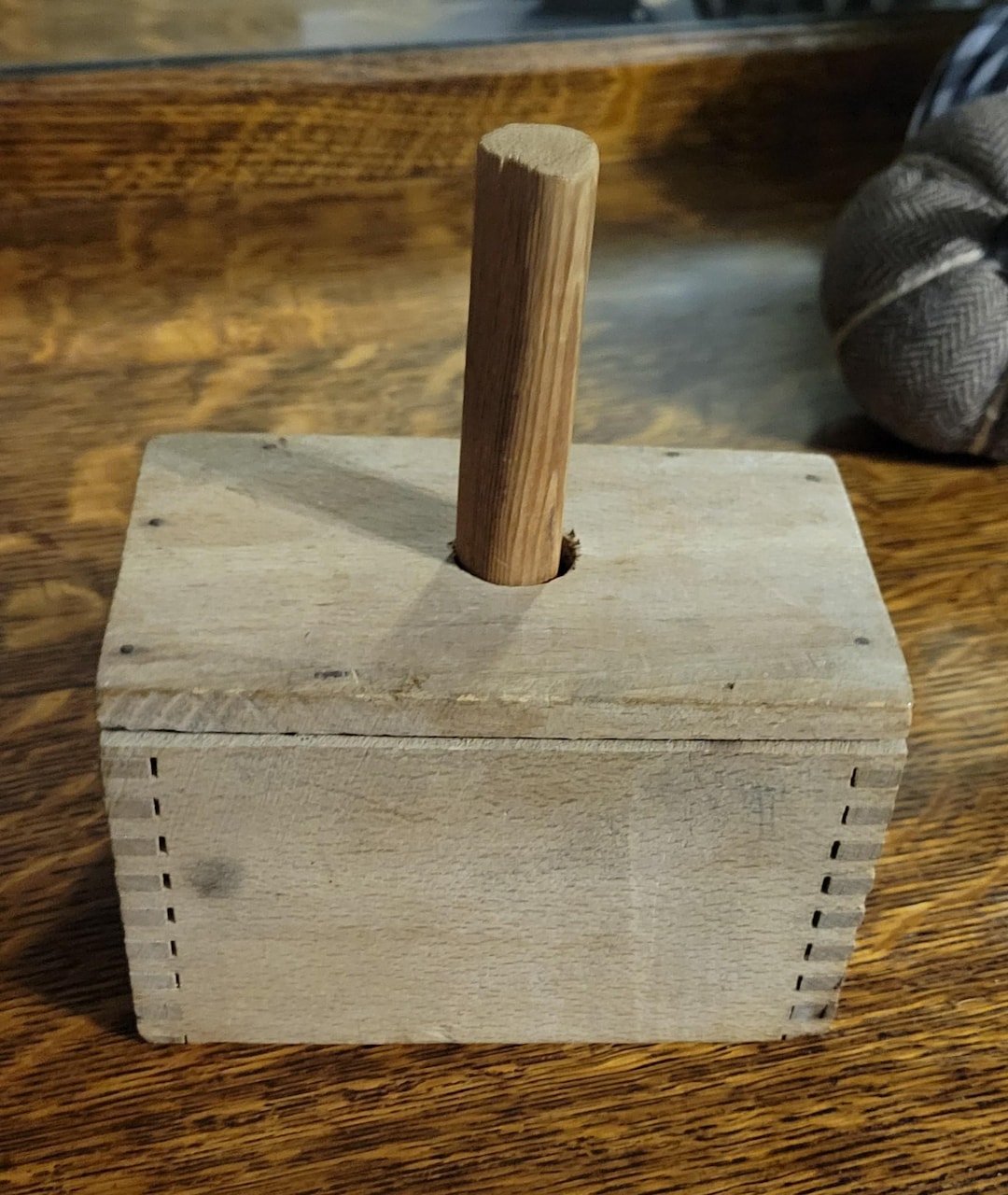 Vintage Wooden Butter Mold: Rustic Farmhouse Decor - Etsy