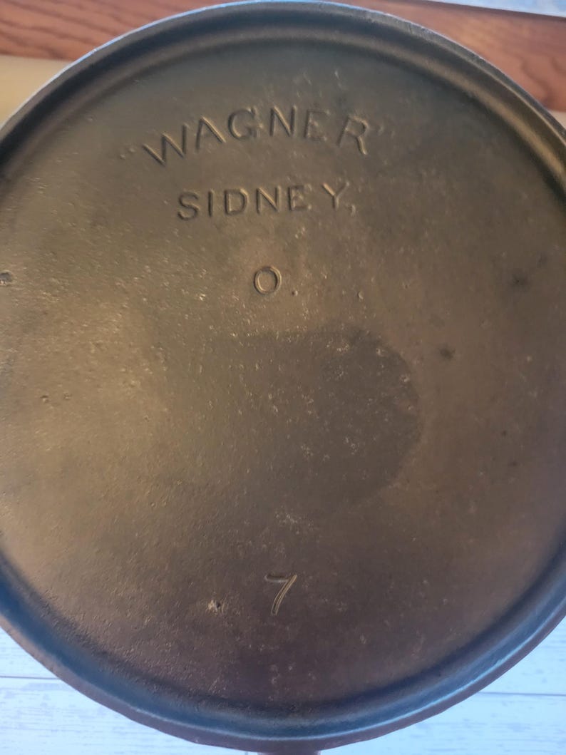 Wagner Ware Sidney O #7 Cast Iron Griddle - Etsy