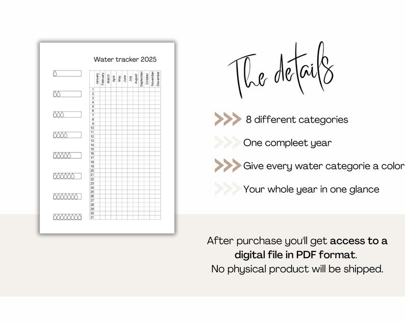 Water Tracker, Pixel a Day, Drink Journal, Water Log, a Year in Pixels ...