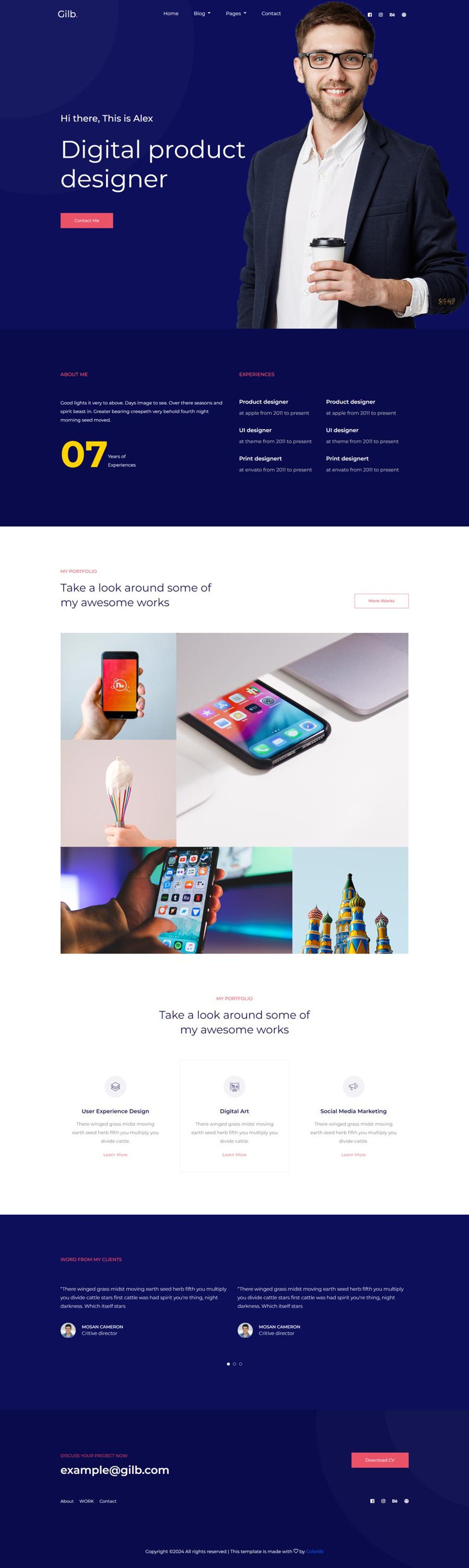 Custom Professional Portfolio Design Stand Out With a Personalized ...