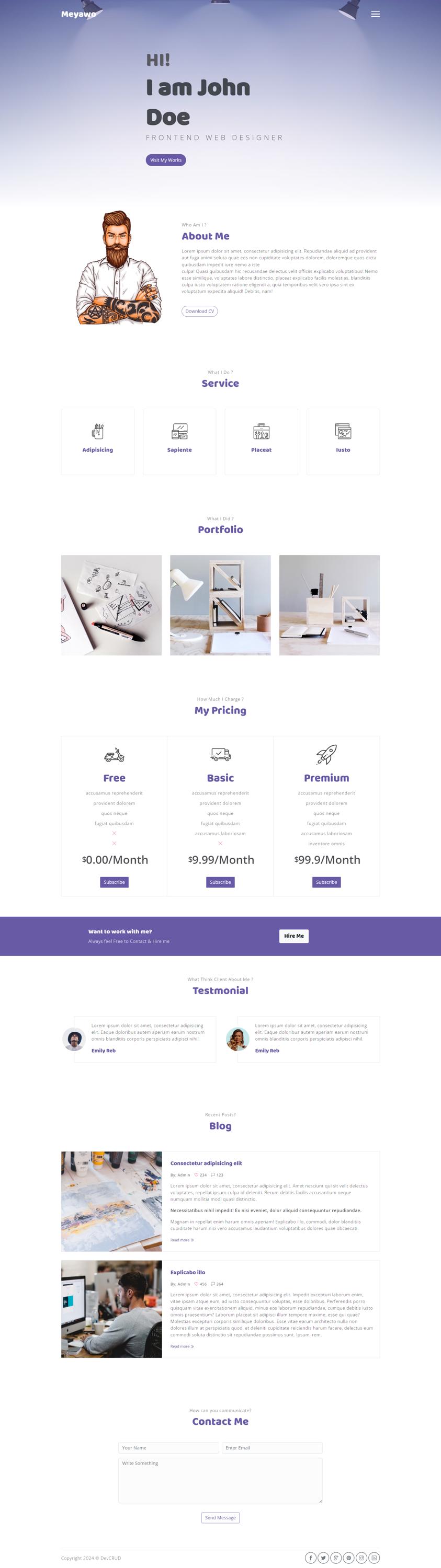 Custom Professional Portfolio Design Stand Out With a Personalized ...