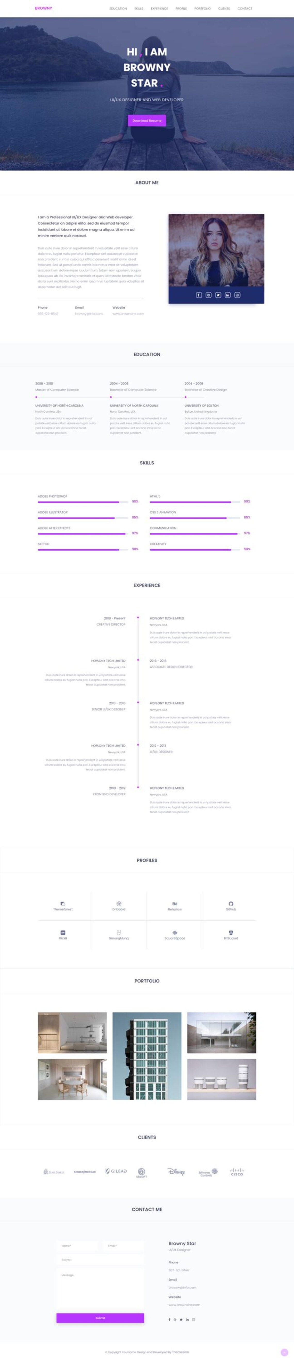 Custom Professional Portfolio Design Stand Out With a Personalized ...