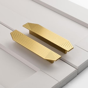 Multiple Styles Semicircle Gold Handles Drawer Dresser Cupboard Pulls ...