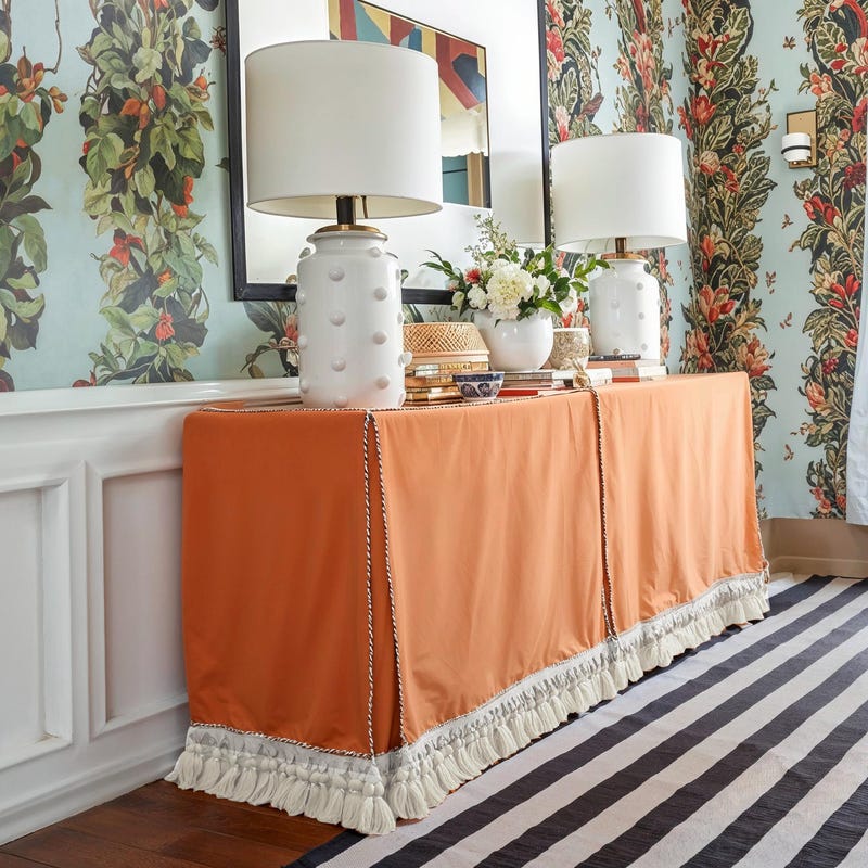 Pleated Table Skirt - Etsy