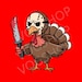 Thanksgiving Terror Turkey PNG Clipart - Etsy
